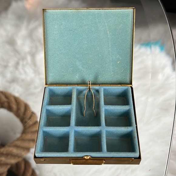 Jewelry | Vintage Retro Midcentury Modern Gold Tone Small Bling Jewelry ...